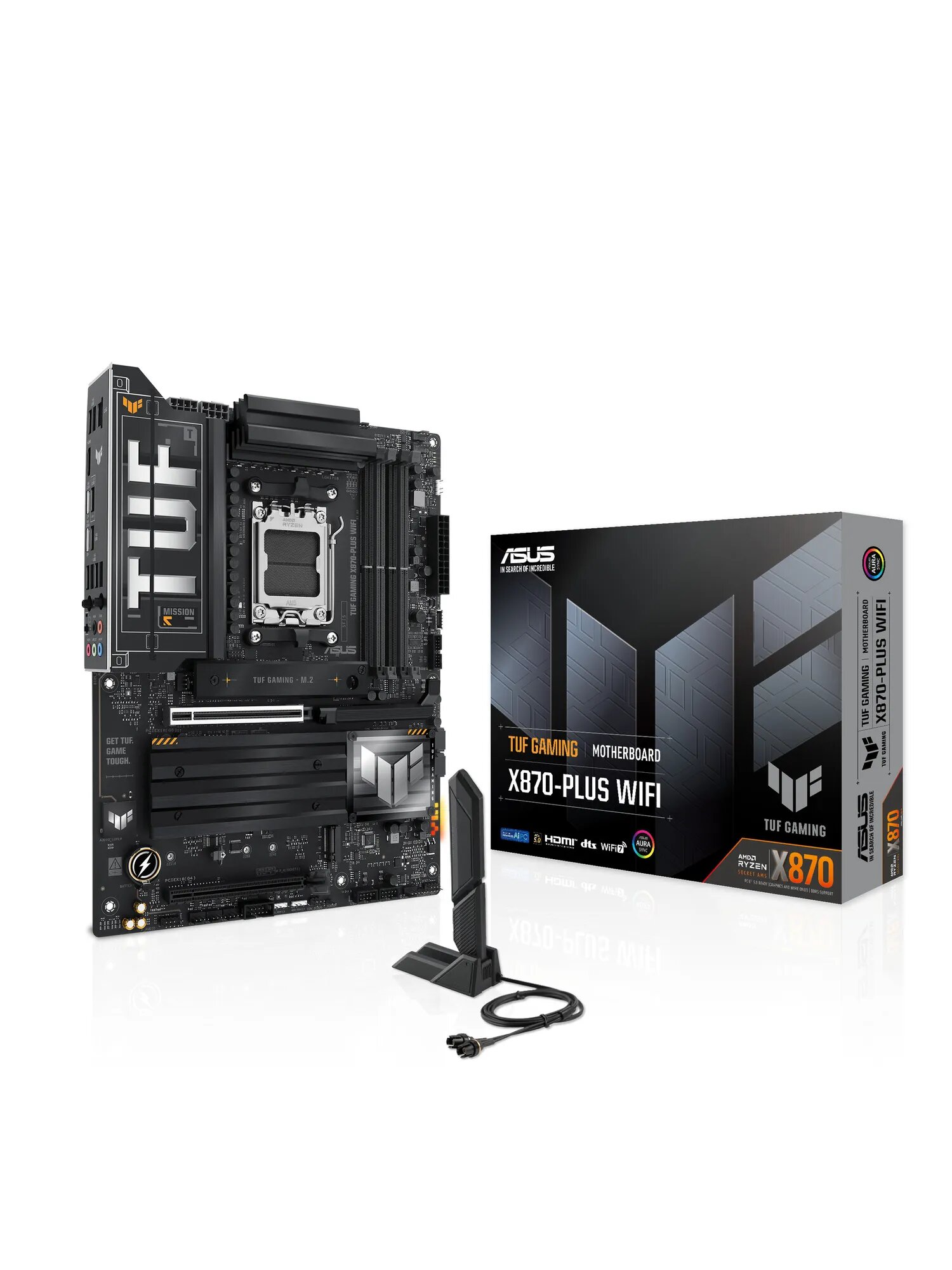 Материнская плата ASUS TUF GAMING X870-PLUS WIF ATX AM5 AMD X870 4xDDR5 (256ГБ)