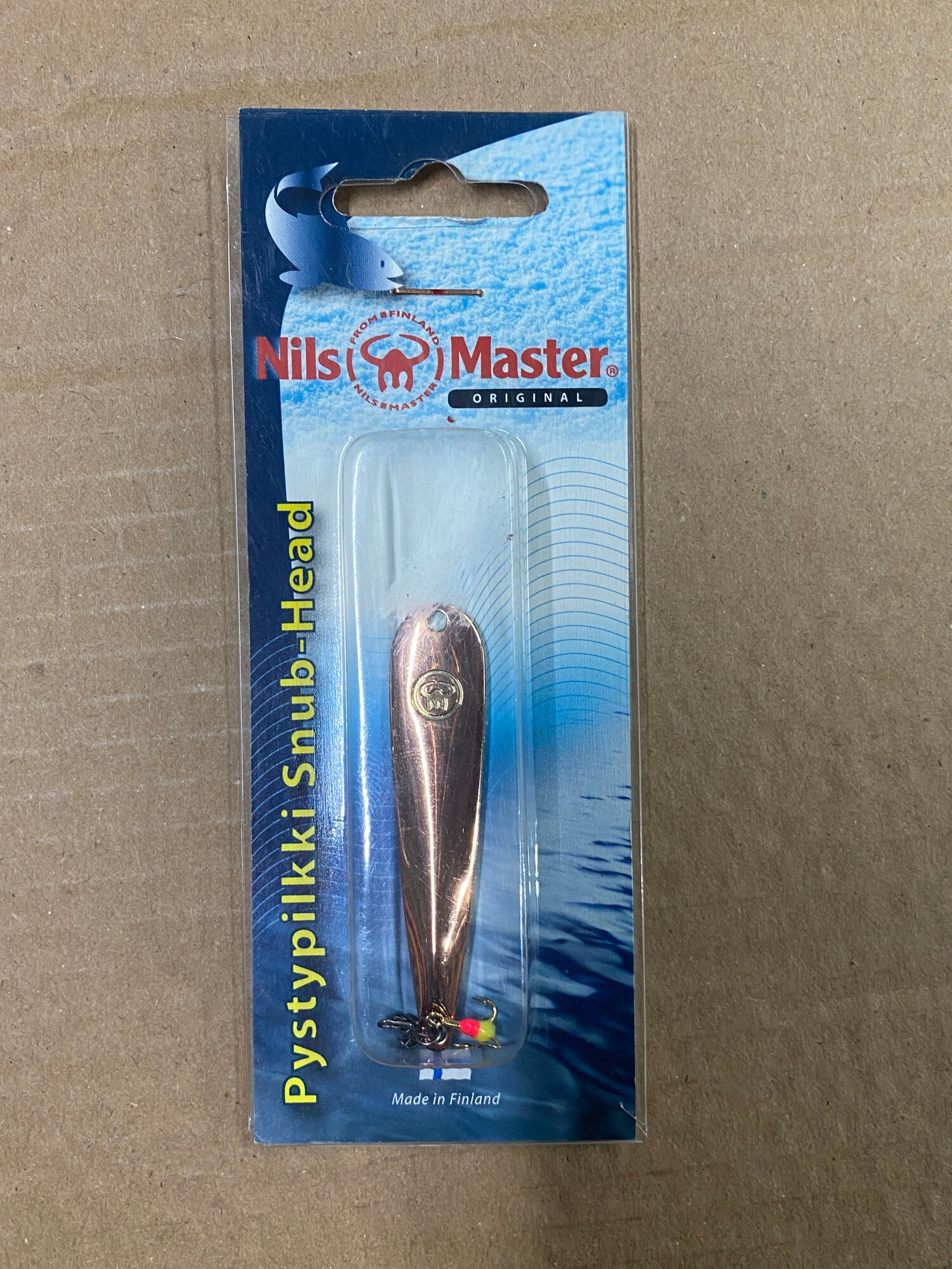 Блесна вертикальная Nils Master Snub Head, 60мм, 13гр, 015 C/B