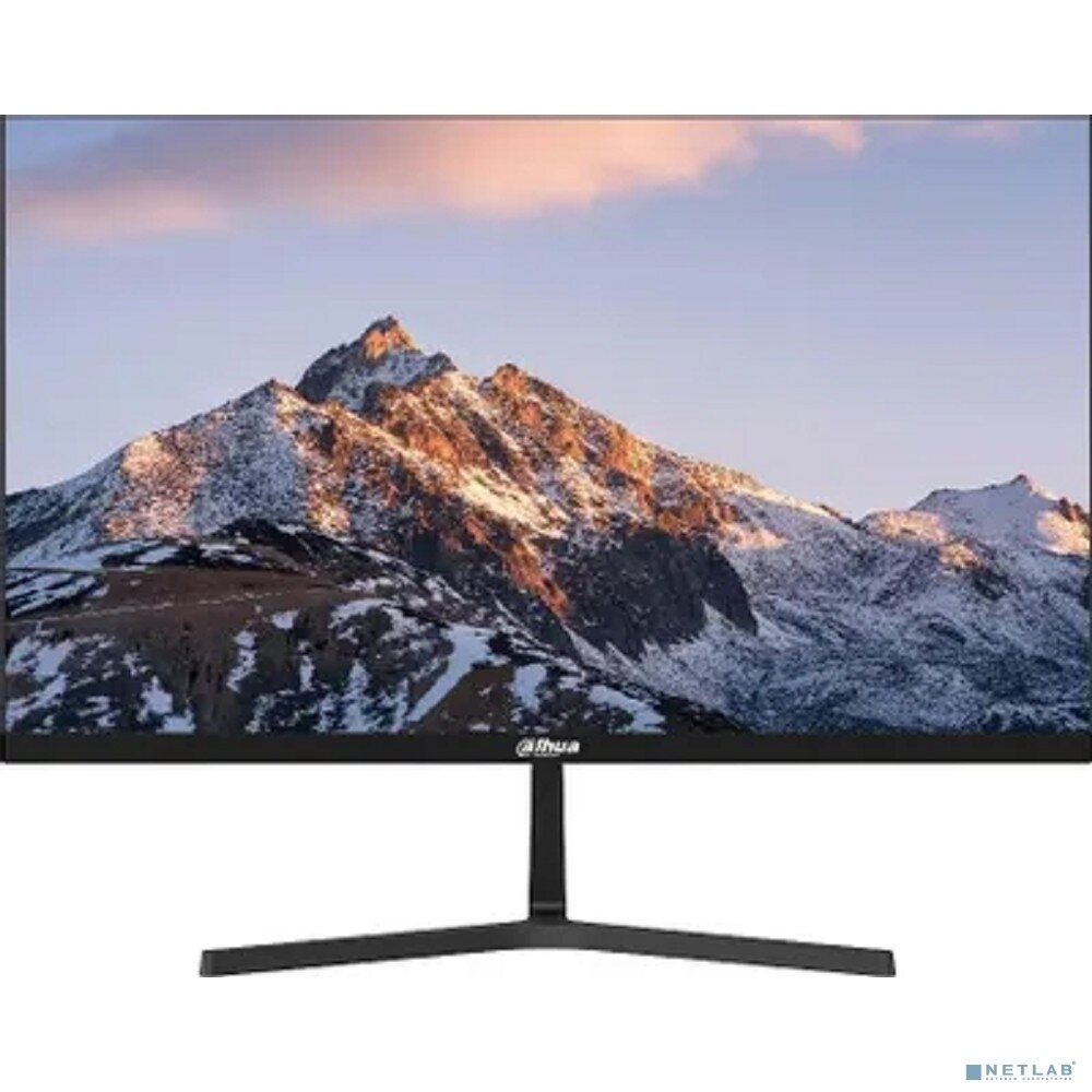 Монитор 23.8" Dahua DHI-LM24-B221S IPS 1920x1080, 144 Гц, 1 мс (MPRT), 16:9, 250 кд/м², HDMI 2.0, DP 1.2, 3.5 Jack, динамики (2x1 Вт), VESA 75x75, черный