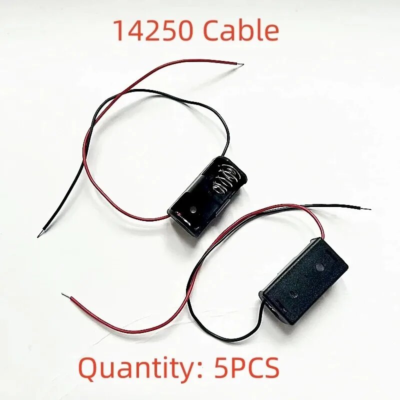 5 шт. 1/2AA ER14250 SMT зажим для хранения батарей, чехол-держатель 3,6 В с штифтом для печатной платы, провод для пайки