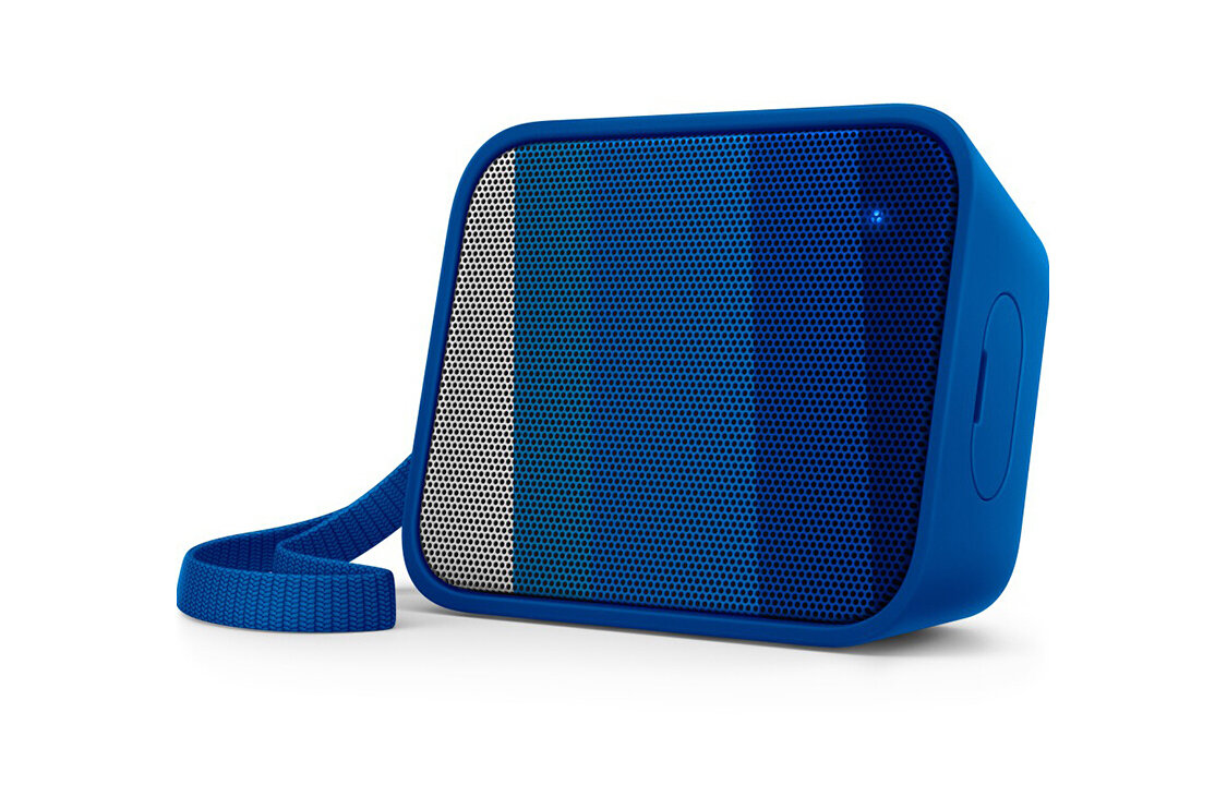 Беспроводная портативная колонка PHILIPS Mini водонепроницаемая, blue