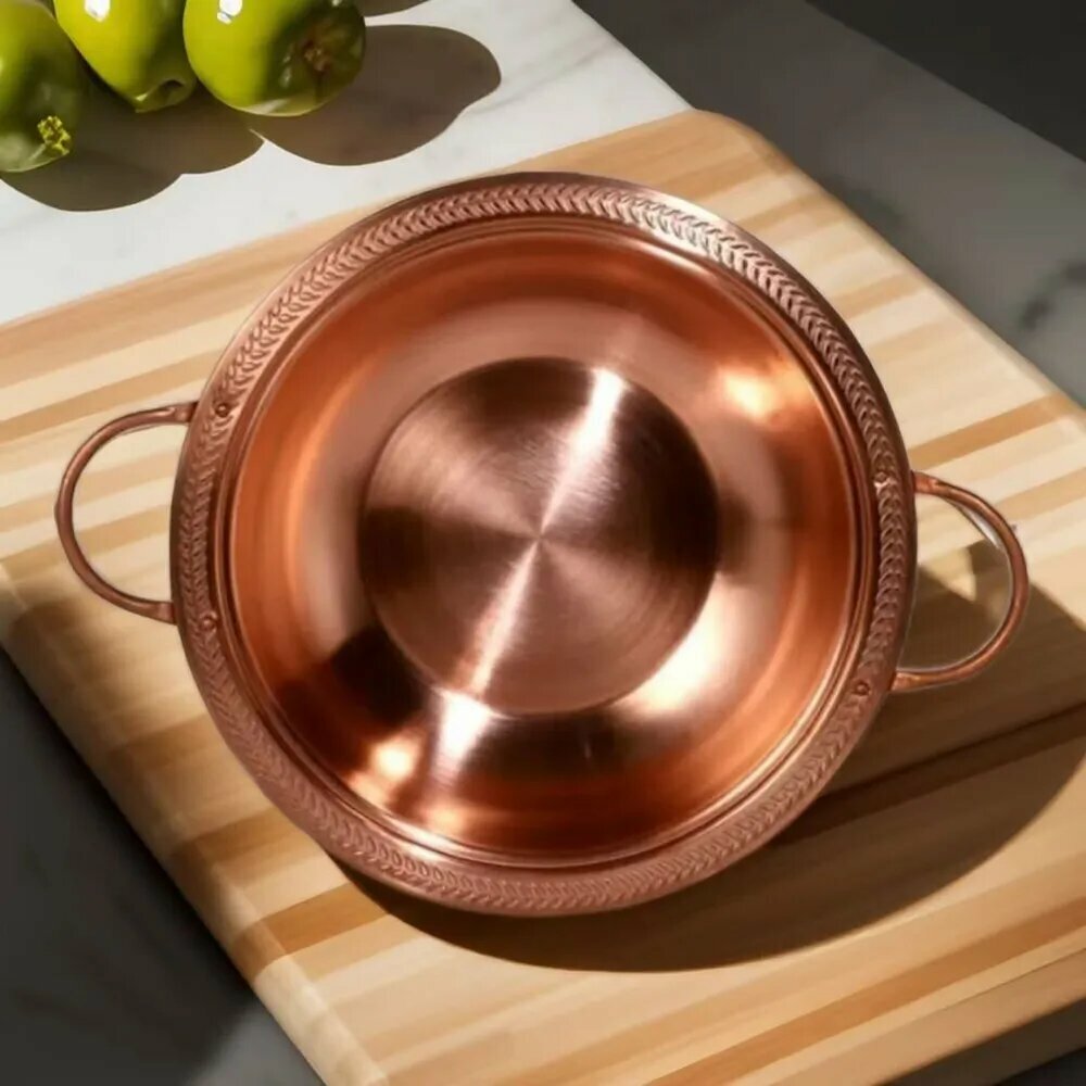 Кастрюля Медная кастрюля / Кухонные принадлежности, Медь, 4,5 л, 1 шт