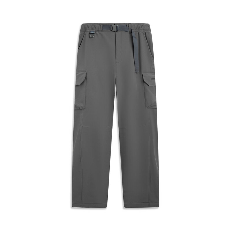 Флисовые брюки мужские Li Ning Outdoor CF Tracing прямого кроя с водоотталкивающим покрытием XL EU
