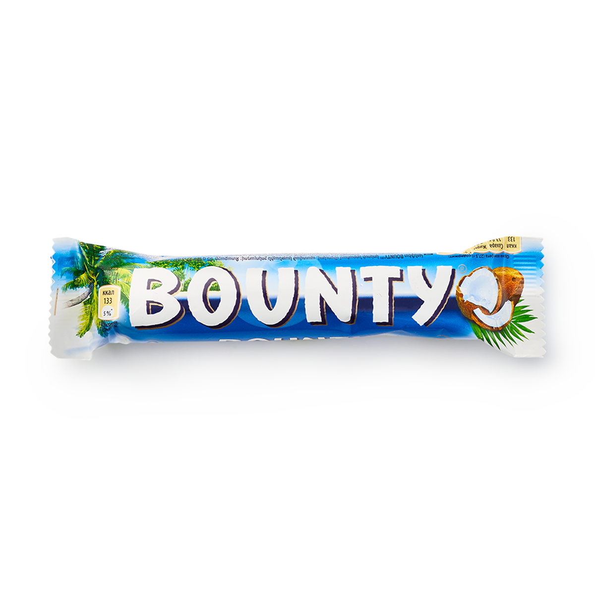 Батончик Bounty с кокосовой начинкой, молочный шоколад, 55 г