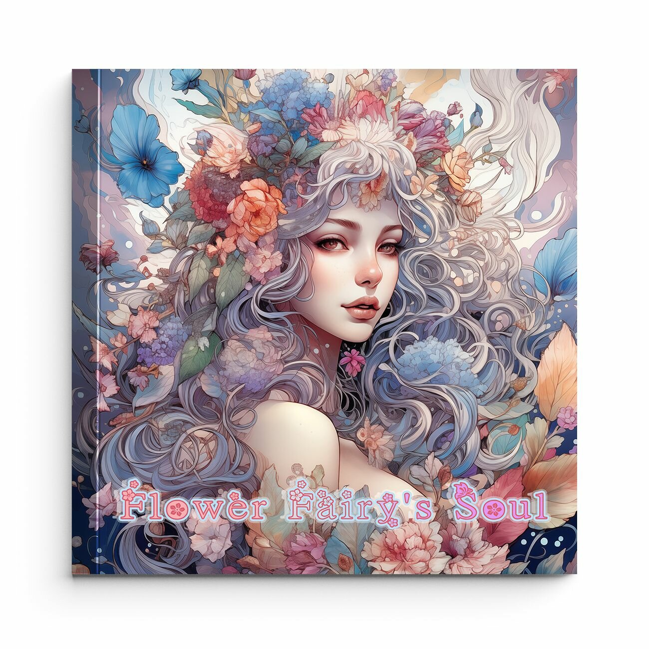 Книжка-раскраска цветочная фея, Альбом для рисования эльфы, высокое качество Книга каракулей 20 см*20 см, подходит для раскрашивания как взрослыми, так и детьми