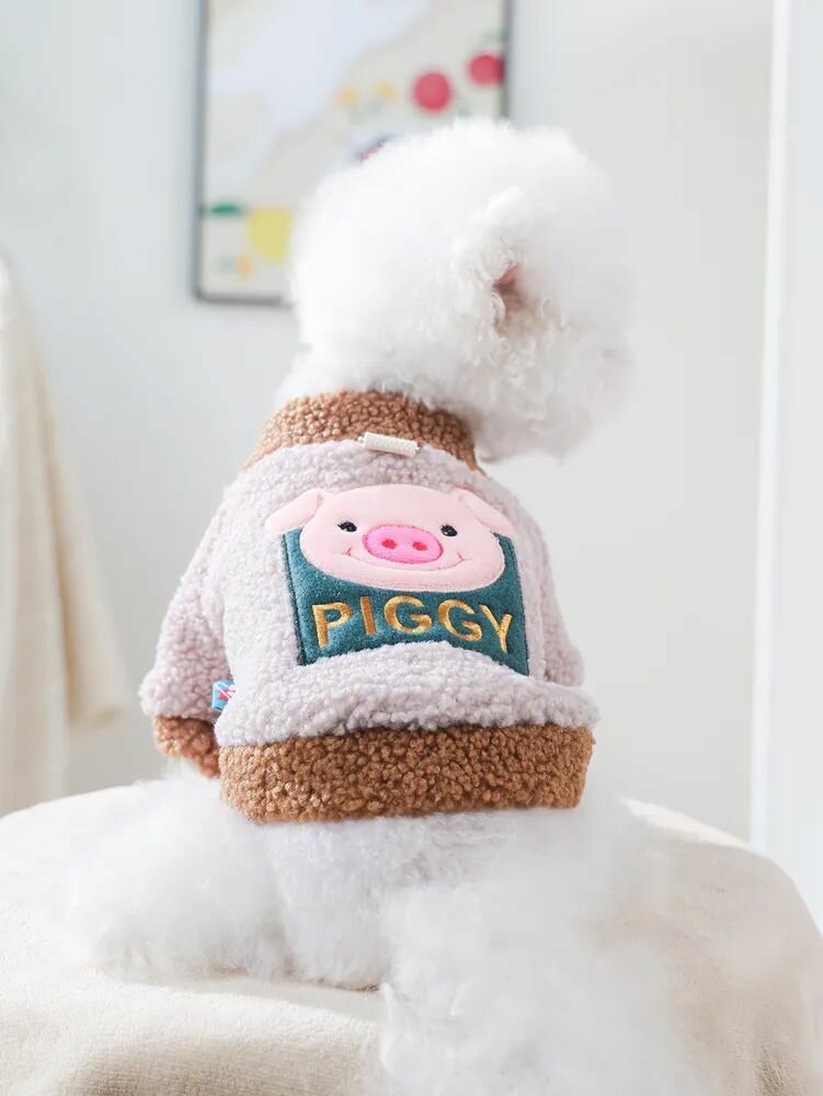 Одежда, CUTE DOG, которую могут носить как собаки, так и кошки, белая, высококачественная ткань, удобная и теплая, изысканная и красивая