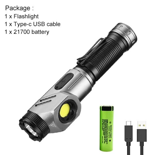 Угловой уличный фонарик Asafee F303X 90 ° Регулировка Ultra Lamp SST40 Основный высокий прожектор Мощный боковой прожектор COB