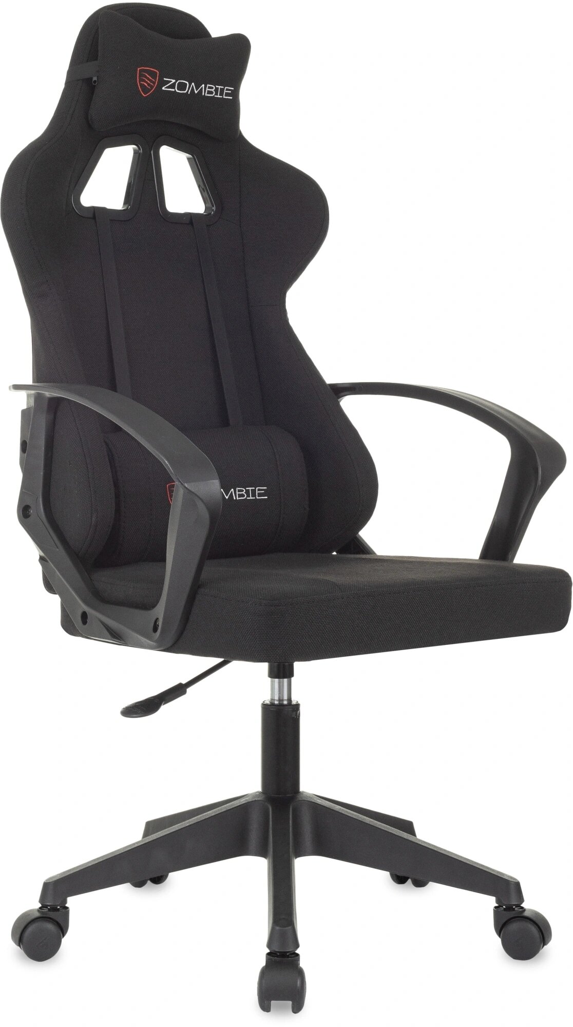 Кресло игровое Zombie Carry черный, крестов. пластик