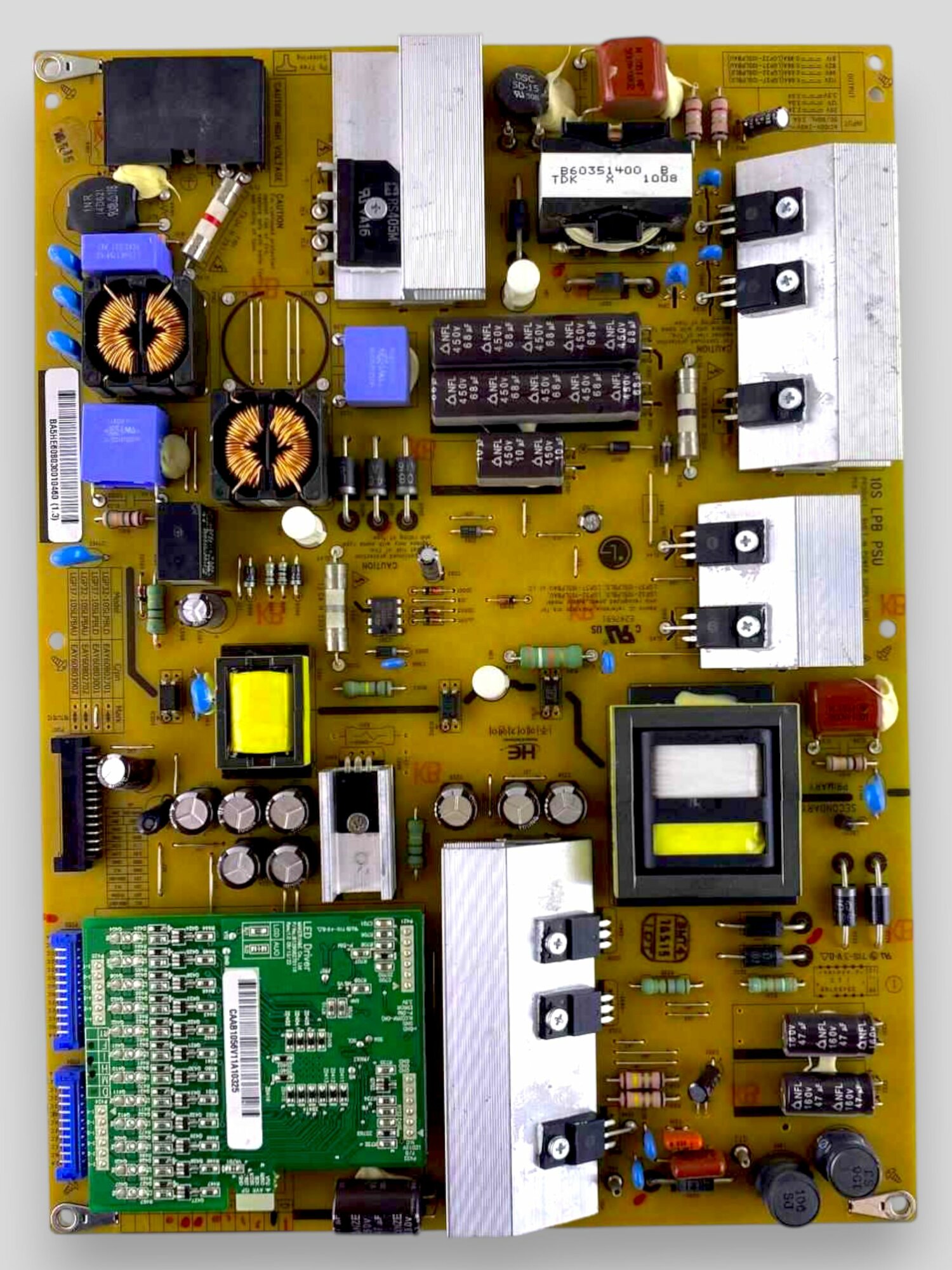 Блок питания PSU: EAY60803001 LGP37-10SLPBLD для телевизора LG 37LE5500