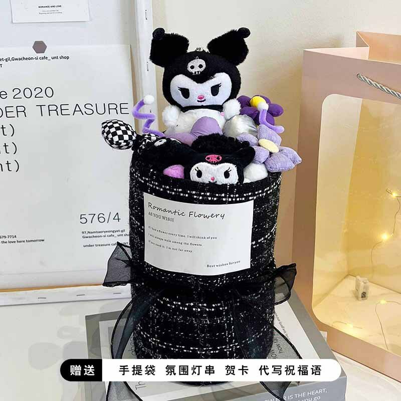 Мягкий плюшевый букет из игрушек, Подарок на День святого Валентина, букет Куломи