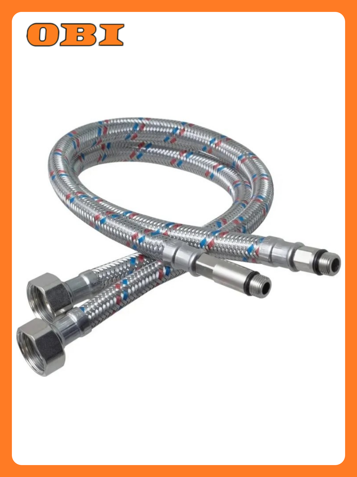 Подводка Elka для смесителя нержавеющая сталь пара 120 см М10