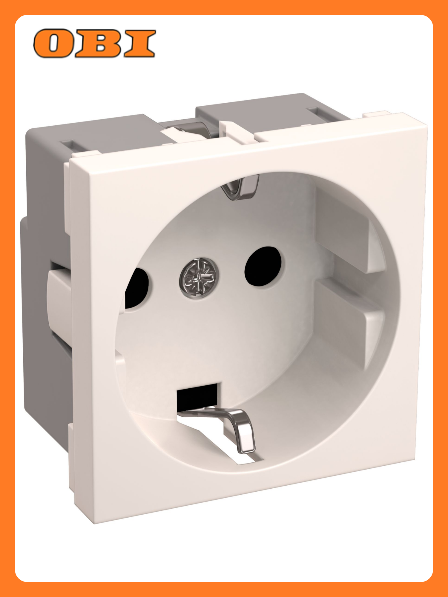 РКС-20-30-П-К Розетка с з/к 2к (2 мод) праймер белая IEK