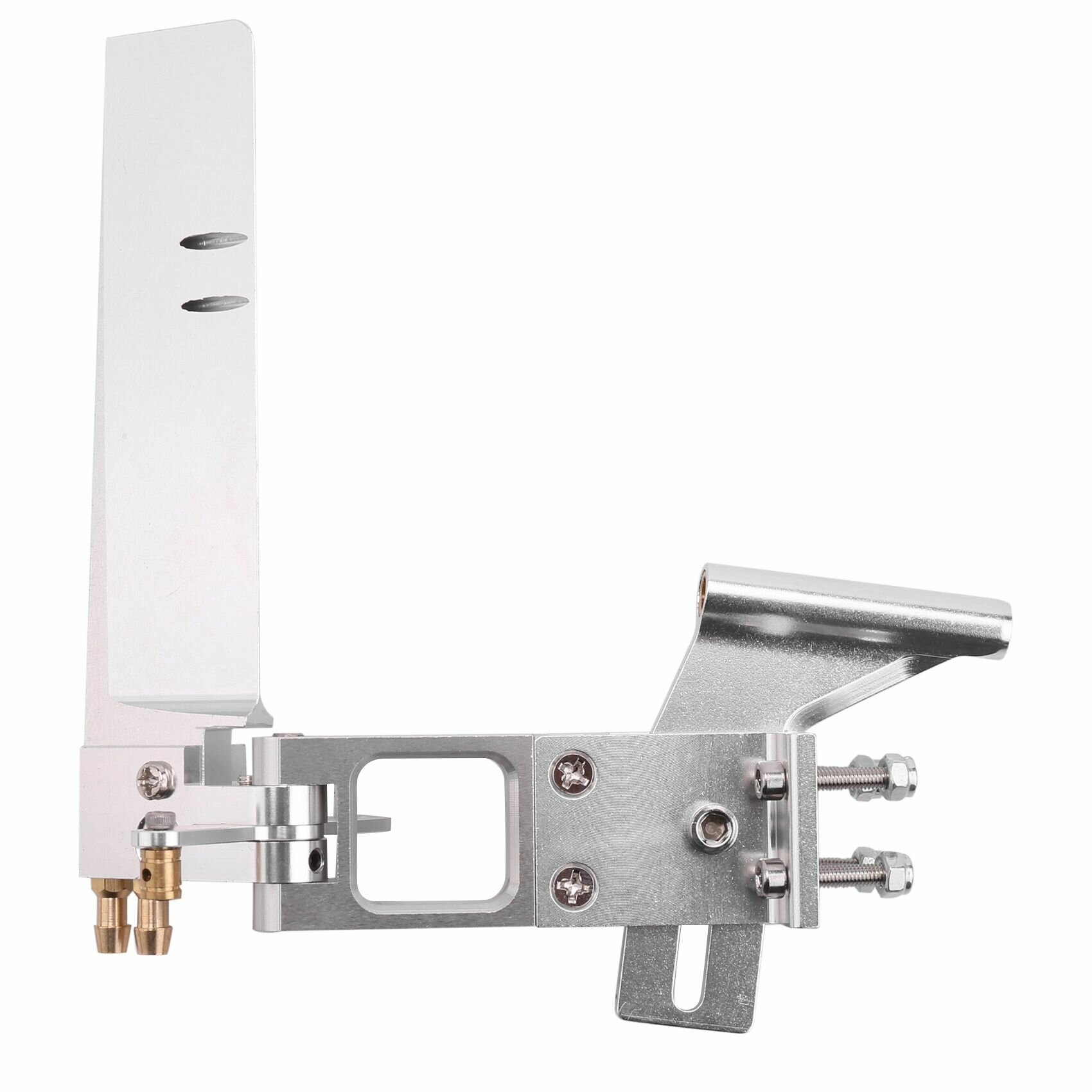 1 шт. водопоглощающий руль, алюминиевый, с присоской, с хвостовым кронштейном вала 4 мм для деталей радиоуправляемых реактивных лодок CAT