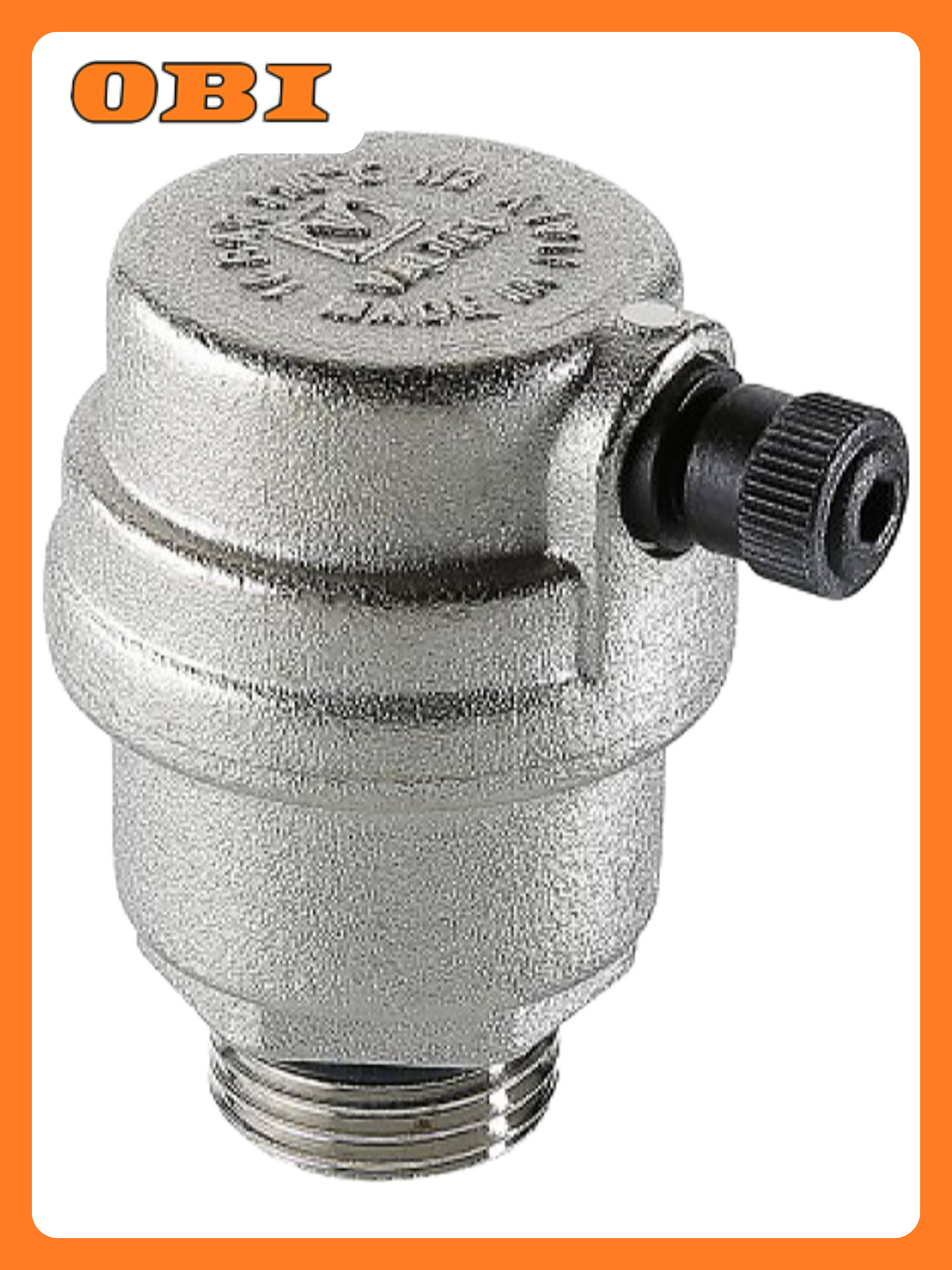 Воздухоотводчик VALTEC, латунь, ремонтопригодность, 1/2", 40мм