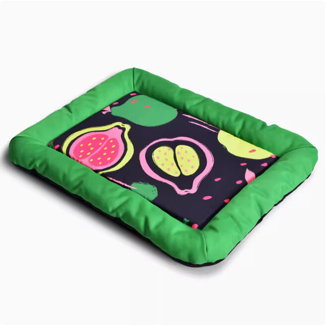 Прохладный подушка для домашних животных летом зеленый коврик для домашних животных_S (подходит для веса до 5 фунтов)