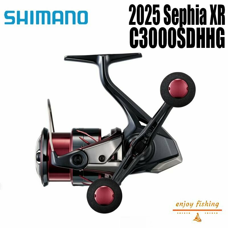 Shimano 2025 Sephia XR C3000SDHHG Спининговая катушка рыболовная снасть рыболовная деталь