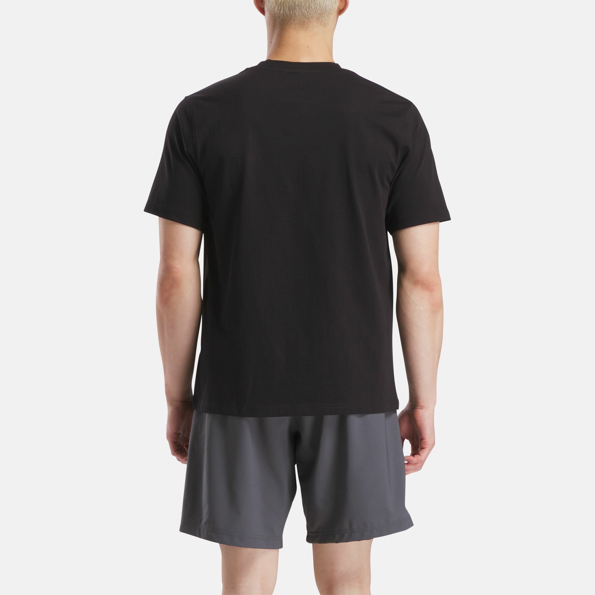 Футболка спортивная Reebok CODY SMALL LOGO, размер 2XL INT, черный — фото 1