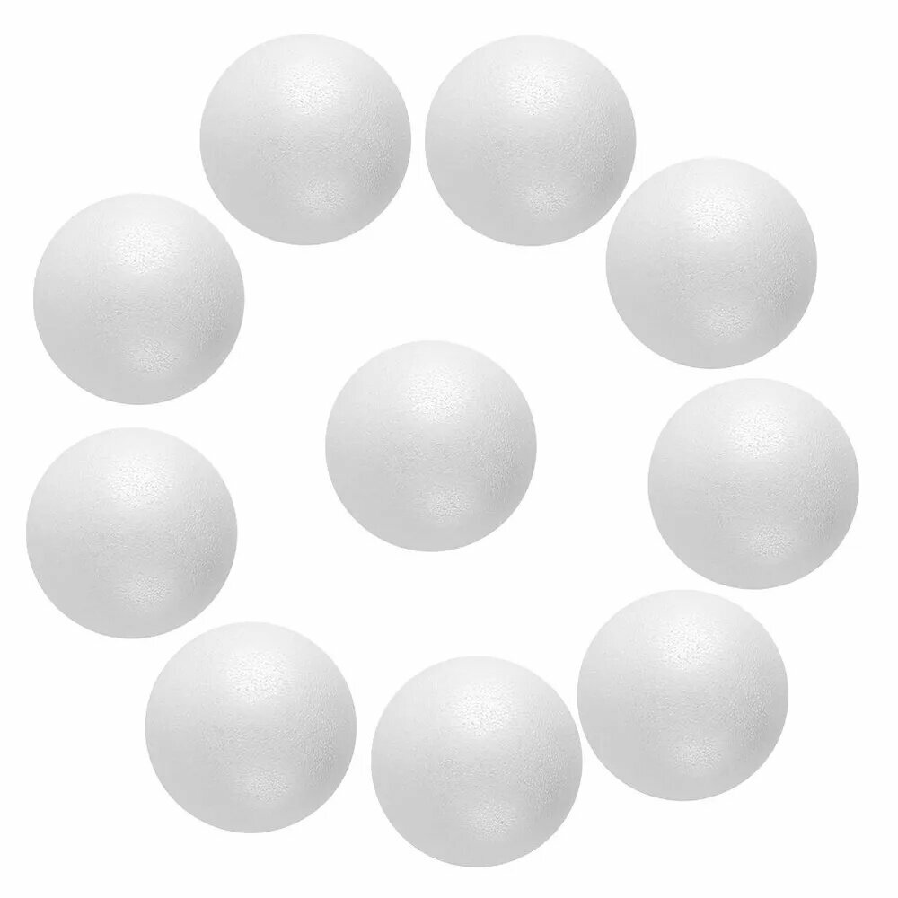 Пенопластовые Шары, Белый Цвет, 5 См, 10 Штук, Отличный Выбор Для Diy Проектов И Декора Вечеринок