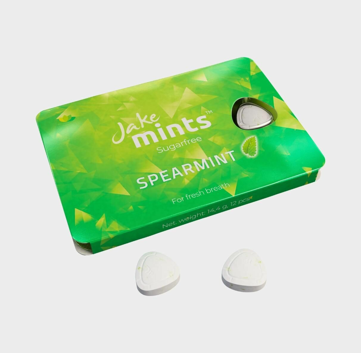 Леденцы JAKE mints MINI spearmint 1/12