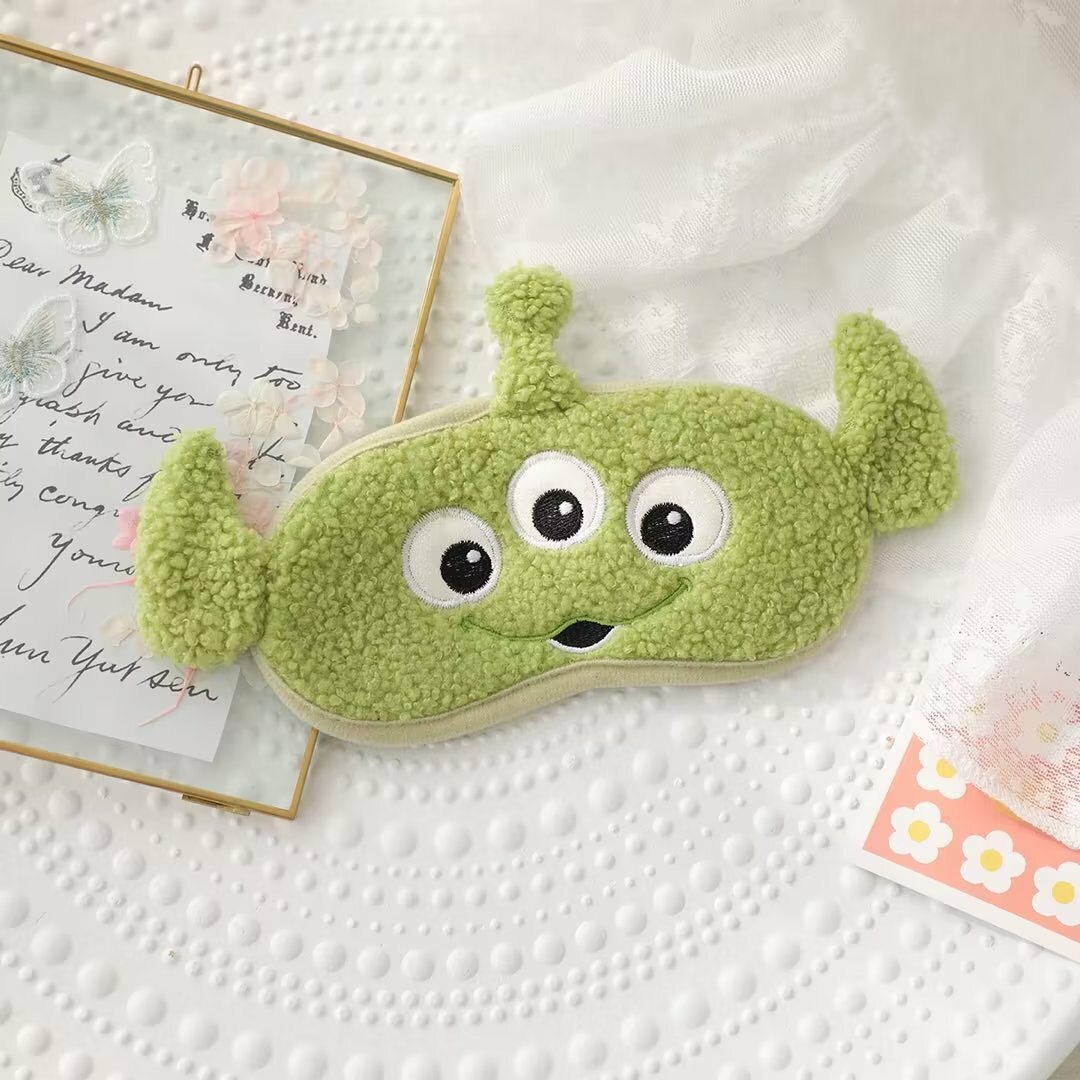 Милая мультяшная маска для сна, дорожная маска для глаз, светонепроницаемая маска для студентов и девушек, снимает усталость глаз, мягкая и дышащая защитная маска для глаз.