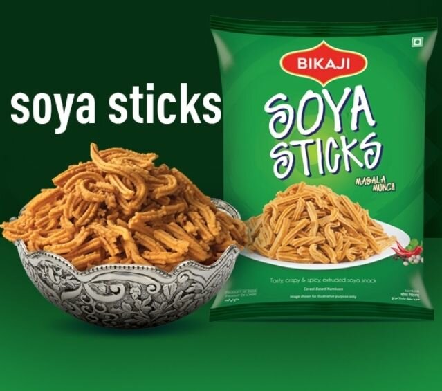 Перекус Soya Sticks Bikaji /Соевые палочки , 200гр. Индия