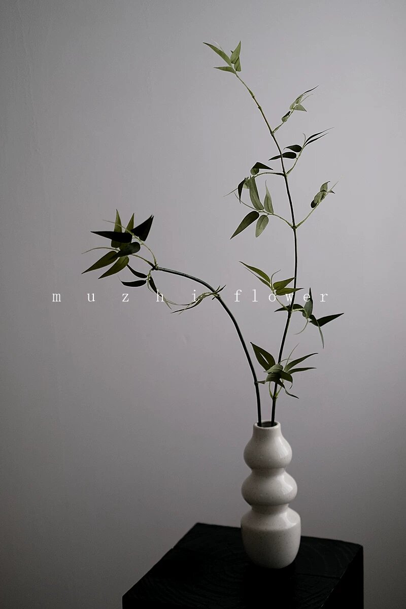 Искусственный бамбук, зеленый бамбук, искусственные цветы, украшения для гостиной, декоративные цветочные композиции,