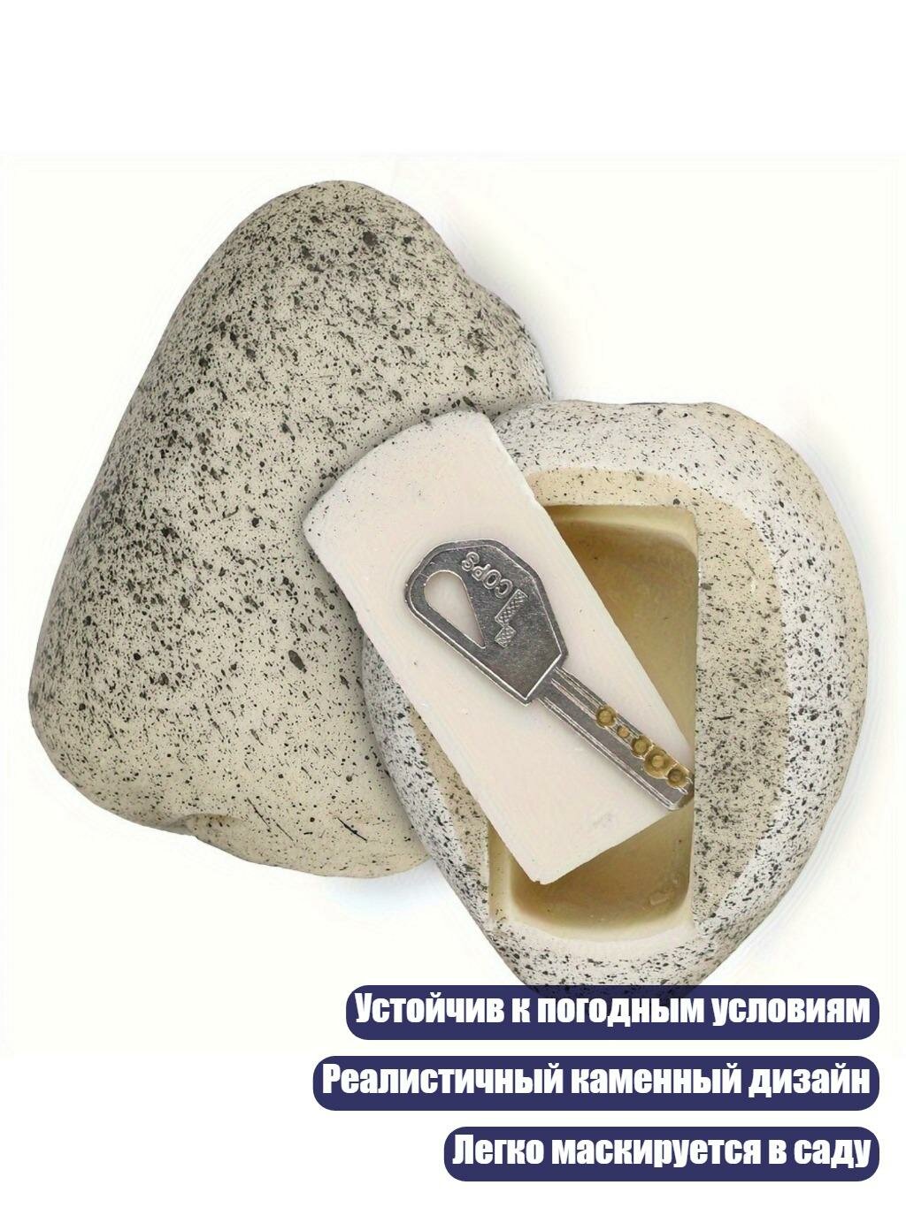 Каменный тайник для ключей, Стиль А