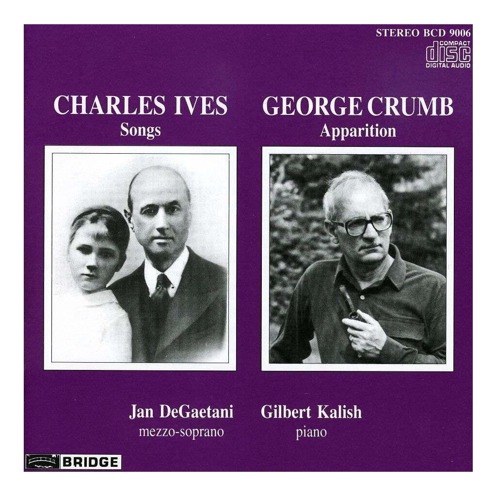 Диск George Crumb (1929-2022) - Apparition f.Sopran & Klavier (1 CD)