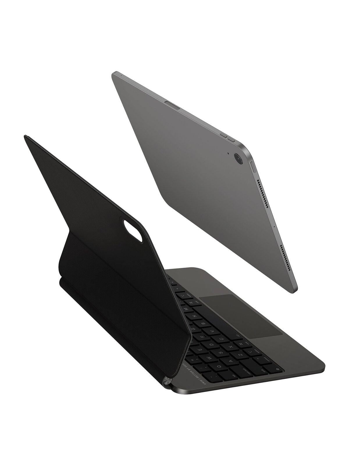 Uniq беспроводная клавиатура для iPad 11 (2025)/10.9 (2022), VENNO Pro (англ. раскладка), черная