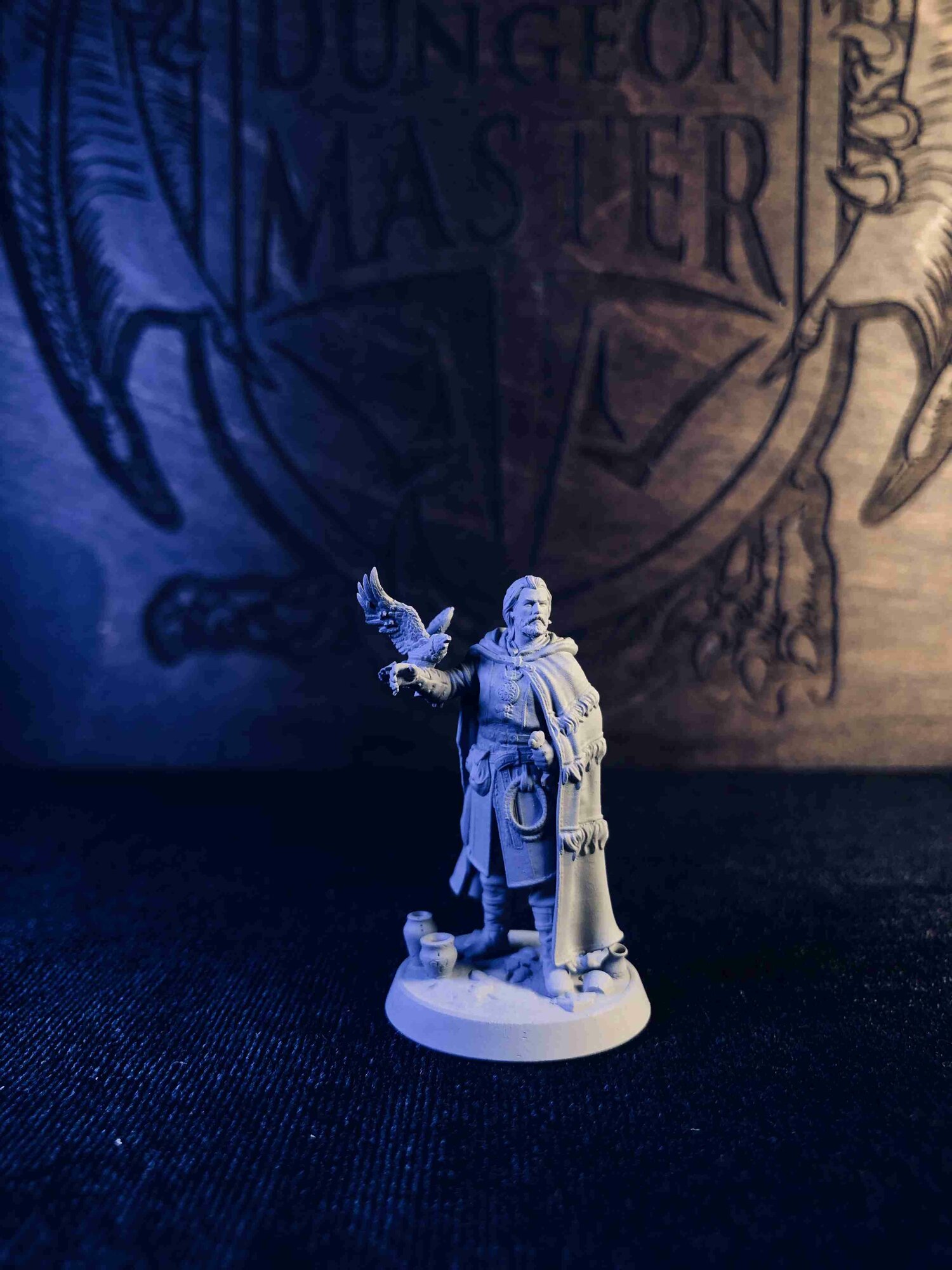 Воин севера, хозяин зверей, викинги - Миниатюра для настольных игр DnD, ДнД, Dungeons & Dragons, Pathfinder.