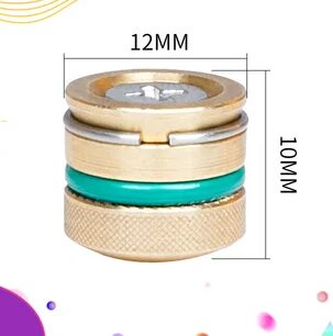 Латунные заглушки для пресс-форм 10 pcs, Green D12