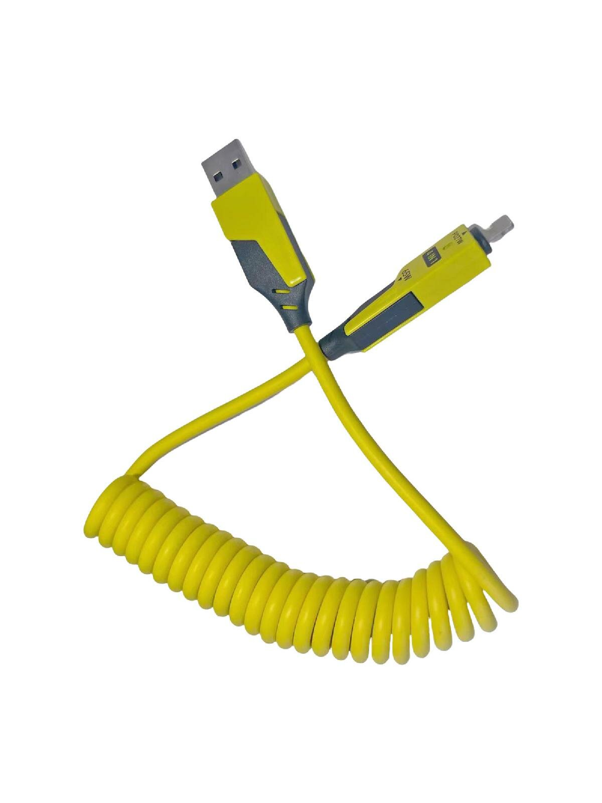 Портативный провод для зарядки 4 в 1, линейный пружинный удлинитель, шнур небольшого размера