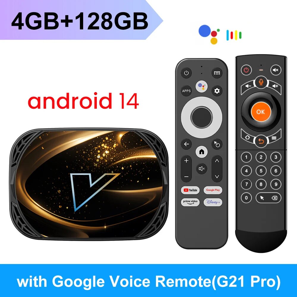 VONTAR X5 ТВ-приставка Android 14 4ГБ 4GB 128GB G21