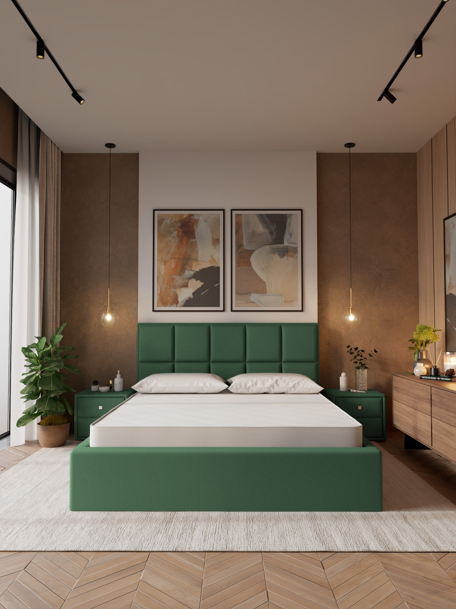 Кровать двуспальная 180х200 с подъемным механизмом, Флоренция с мягким изголовьем для дома и спальни, ортопедическое основание, ящик для белья