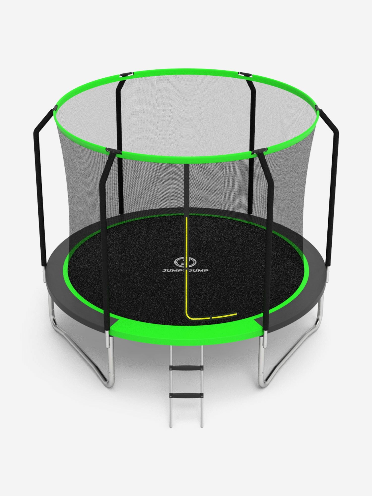 Батут детский каркасный JUMPY JUMP HQMOFR9X8K с защитной сеткой, диаметр 244 см