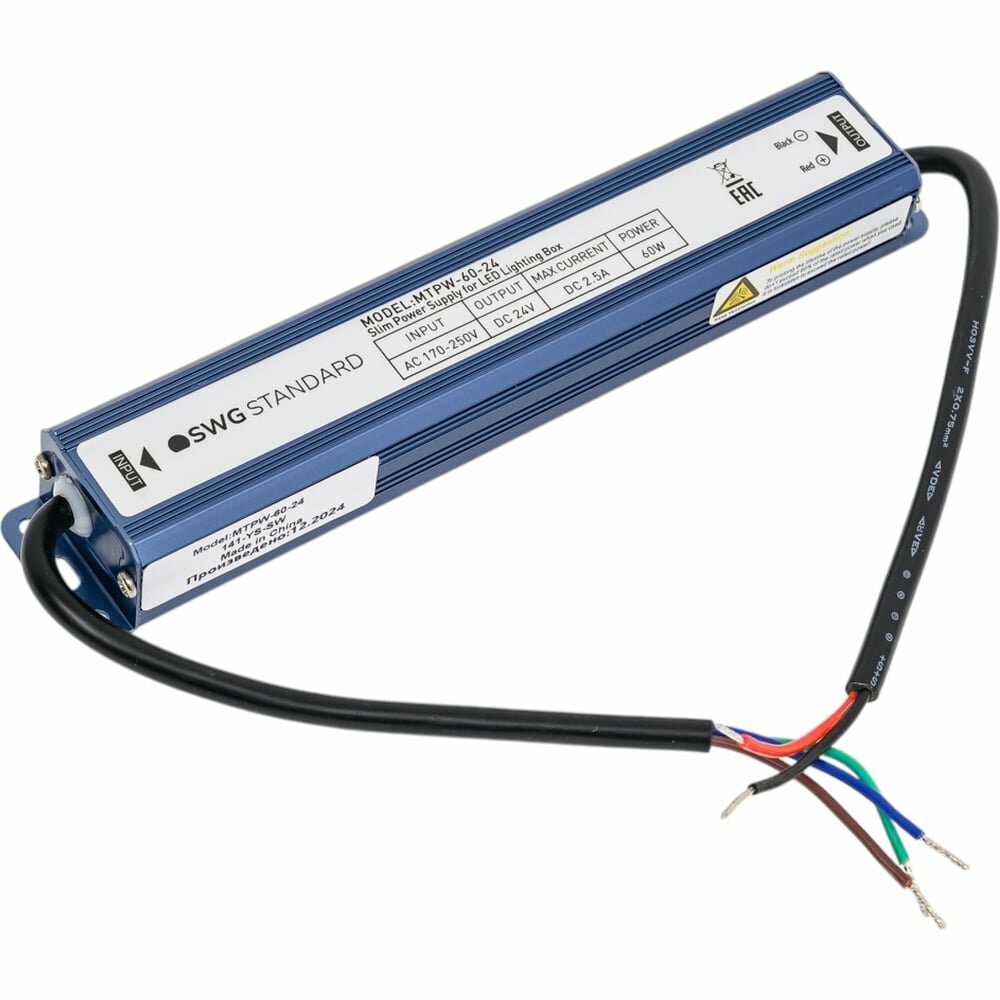 Блок питания SWG MINI Al TPW MTPW-60-24
