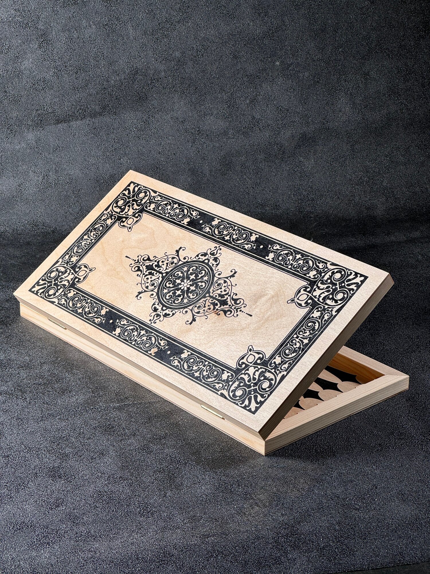 Нарды Деревянные "Орнамент Узор" 50см