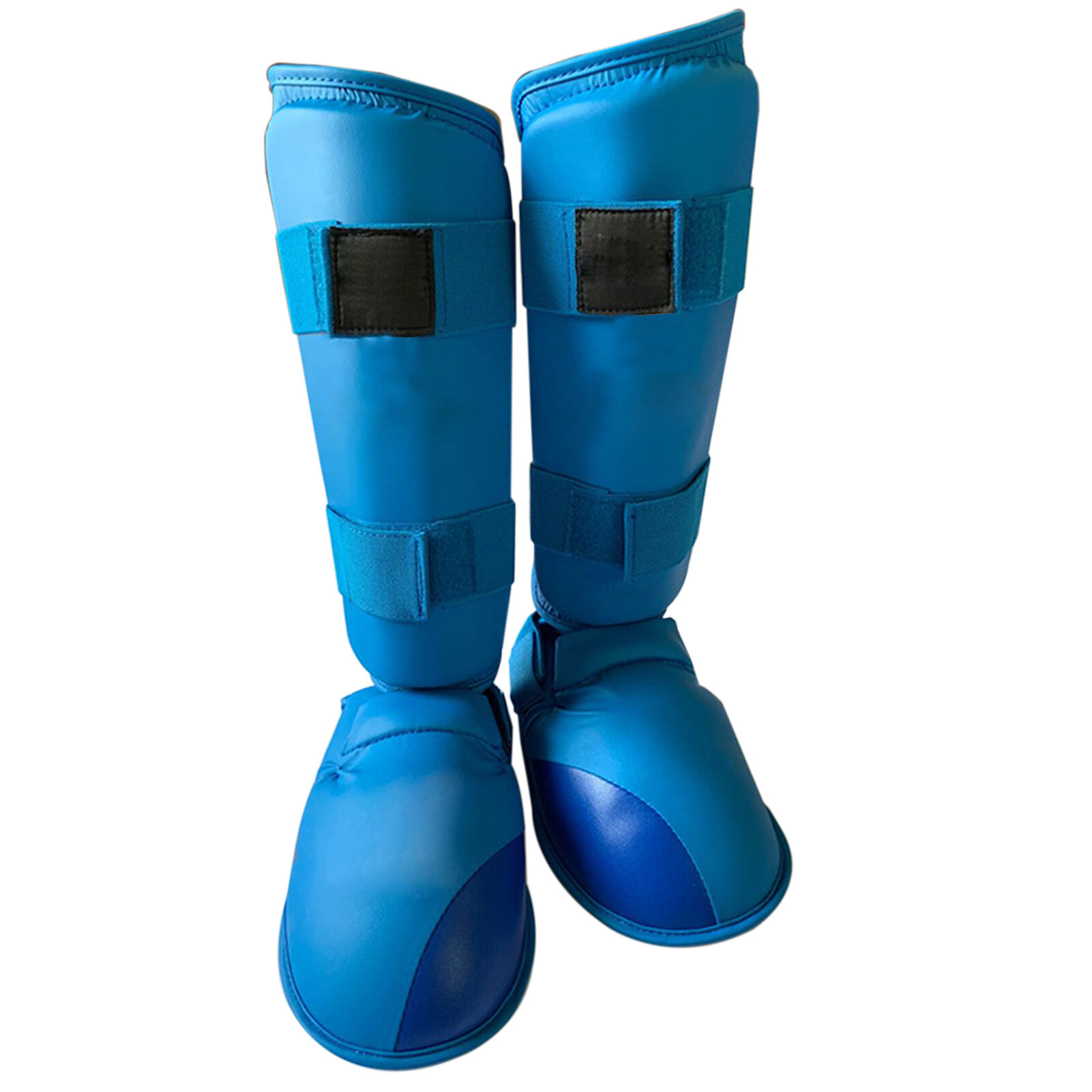 Защитные налокти для голени и ступни для боевых искусств, спарринга, бокса, кикбоксинга, Муай Тай, тренировочных подушек, Материал: Кожа, Цвет: Черный / Синий / Красный, Размер: S/M/L/XL, S для роста 130-150см, M для роста 150-160см, L для роста