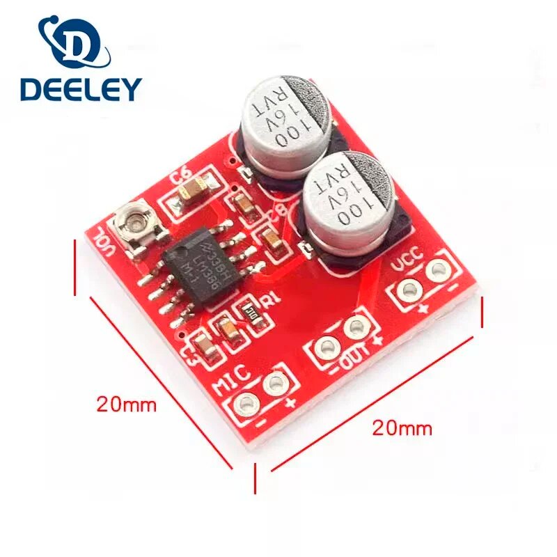 Микрофонный усилитель LM386