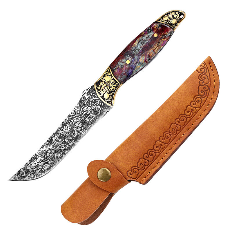 Новый уличный ручной нож для обрезки мяса, портативный нож для кемпинга, многофункциональный нож для монгольского мяса, острый, кросс-граничный, многофункциональный для фруктов