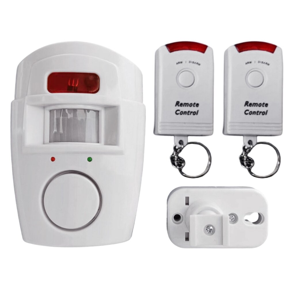 Беспроводная Мини-Сигнализация с Дистанционным управлением И Датчиками движения, Громкая Сирена на 105 дБ для Повышения безопасности дома, а не для Кражи
