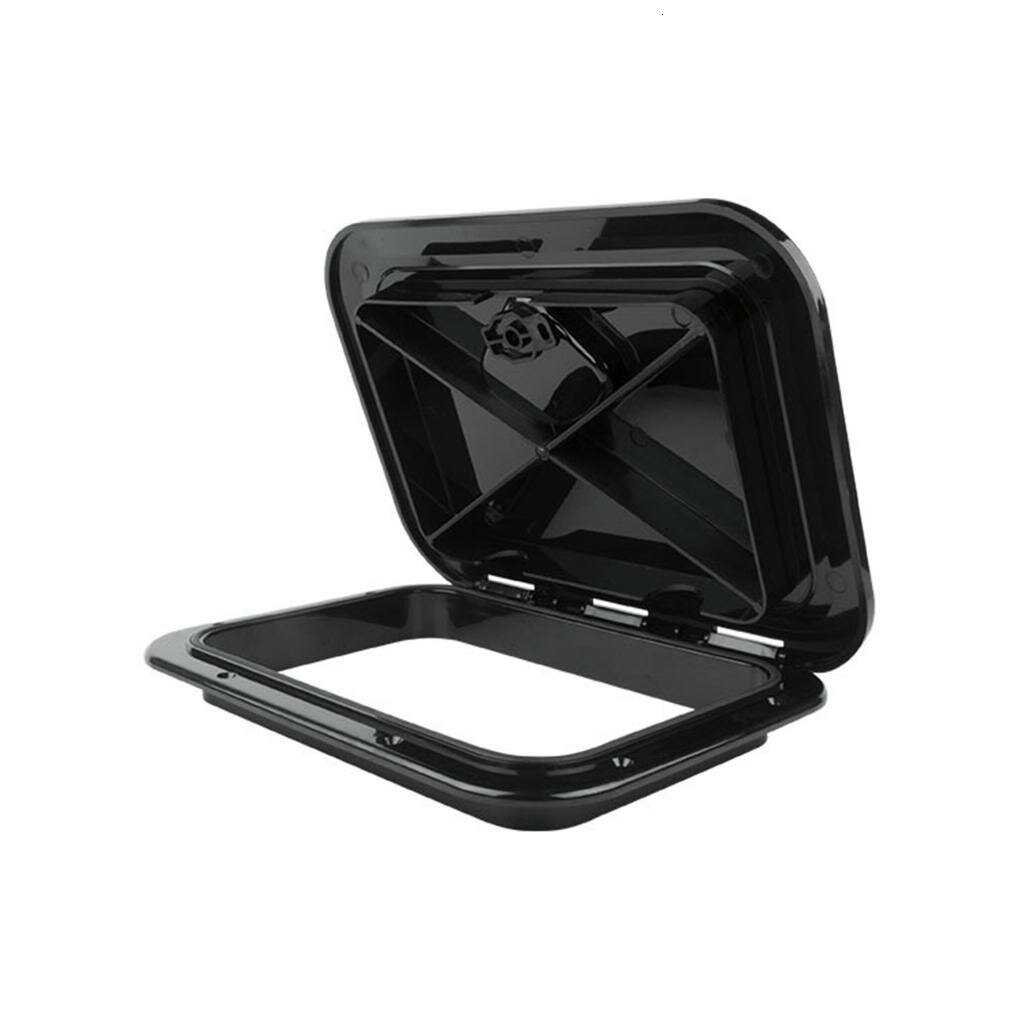 Квадратный иллюминатор из АБС-пластика для лодки, Черный