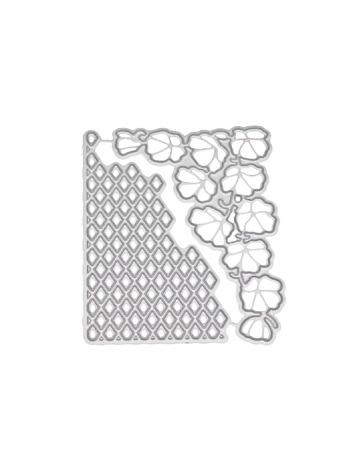 Цветочный Фон Для Резки Металла Умирает Трафарет DIY Альбом Для Скрапбукинга Гербовая Бумага