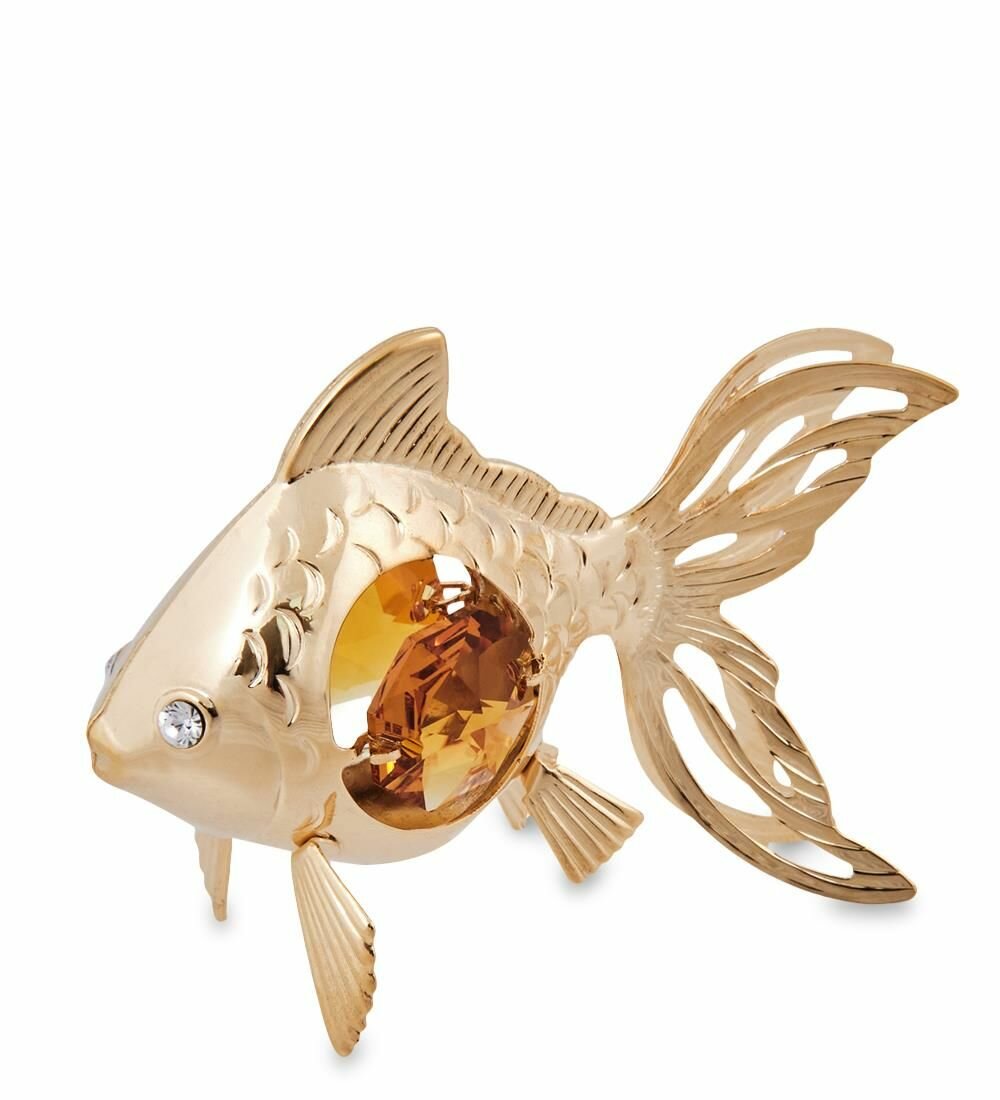 Фигурка Золотая рыбка с цв. кр. A2097131 Crystal Temptations, Металл, кристалл