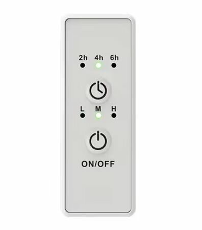 Панель управления для полотенцесушителя с сухим тэном с таймером и регулятором на профильную трубу Ф30 мм. белый