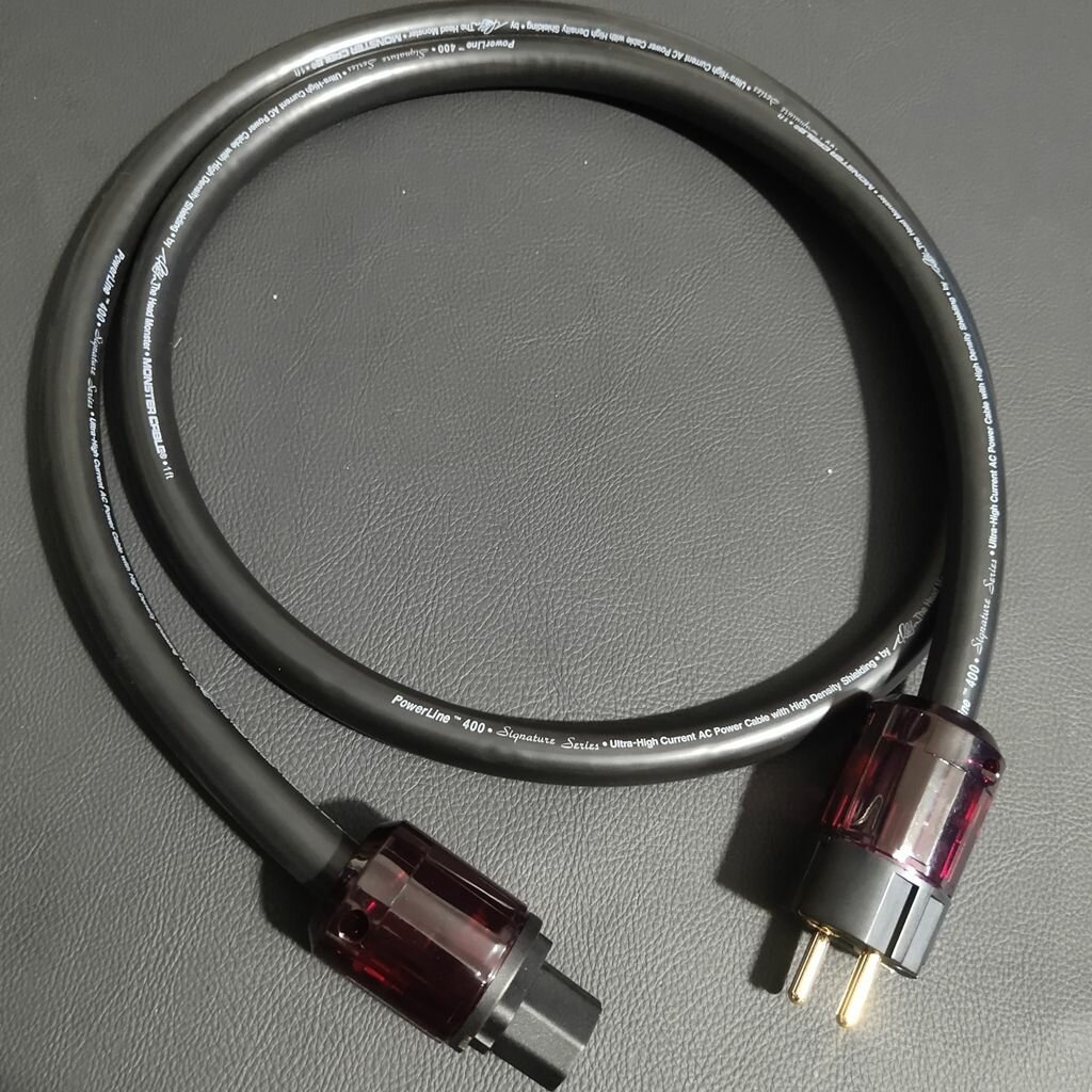 Monster Кабель питания, 1.5 м, черный