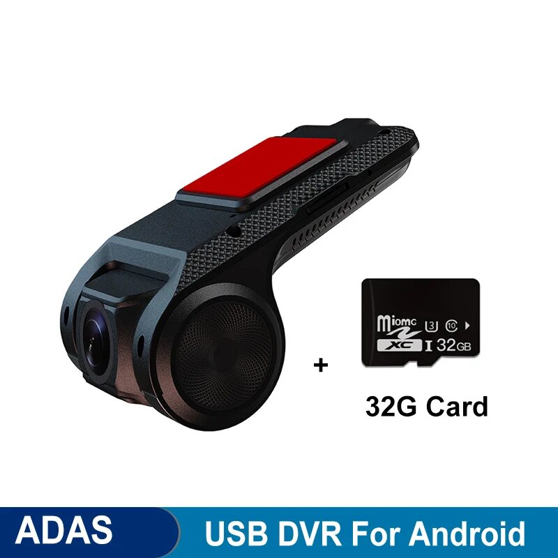 ADAS USB DVR для Android, 32G Card, 720P