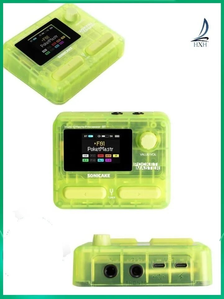 Эксклюзивная педаль эффектов Sonicake Pocket Master с более 100 встроенными пресетами