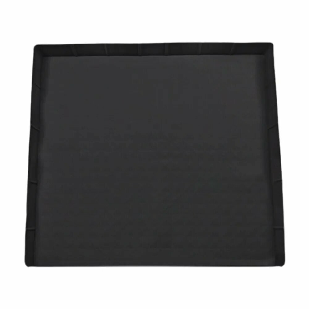 Защитный коврик для стиральной машины из силикона, водонепроницаемый, с бортиком, для дома и ванной, черный