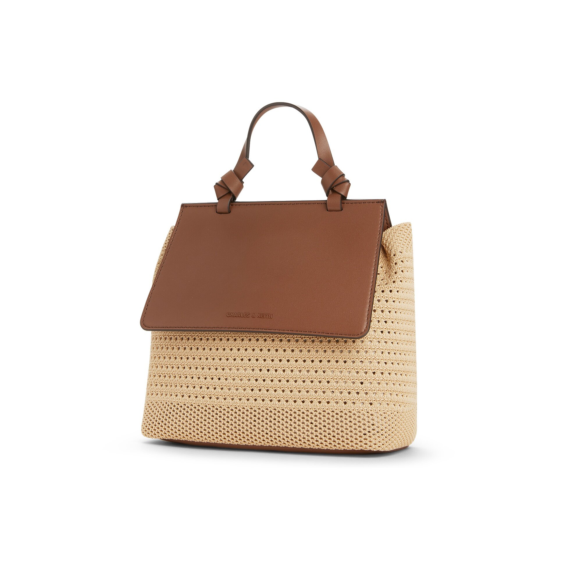Сумка CHARLES & KEITH, фактура плетеная — фото 1